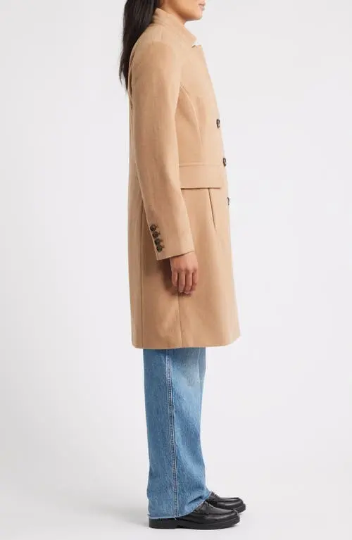 London Fog Wool Blend Coat - Camel