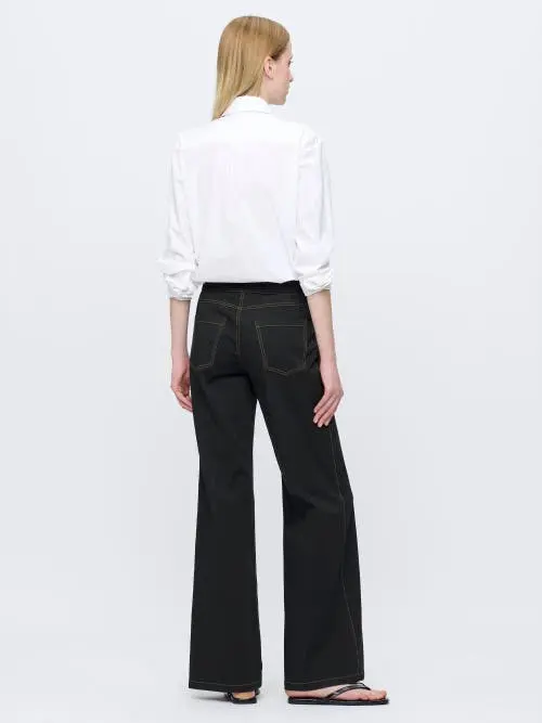 CALLAS MILANO Jane Cotton-stretch Flare Trousers