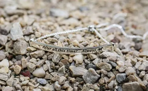 HARRY POTTER Snape's Plated Love Always Bar Lariat Bracelet