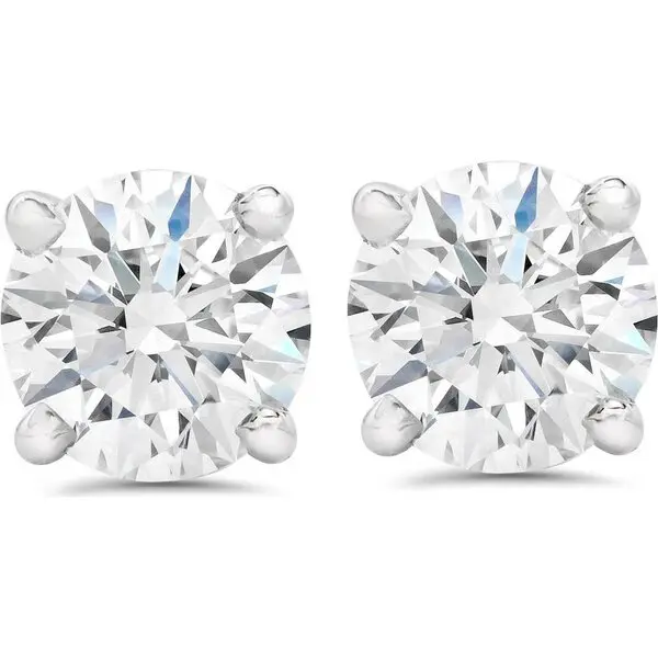 BLISS DIAMOND 2.00ct Tw Diamond Stud Earrings - 14k White Gold