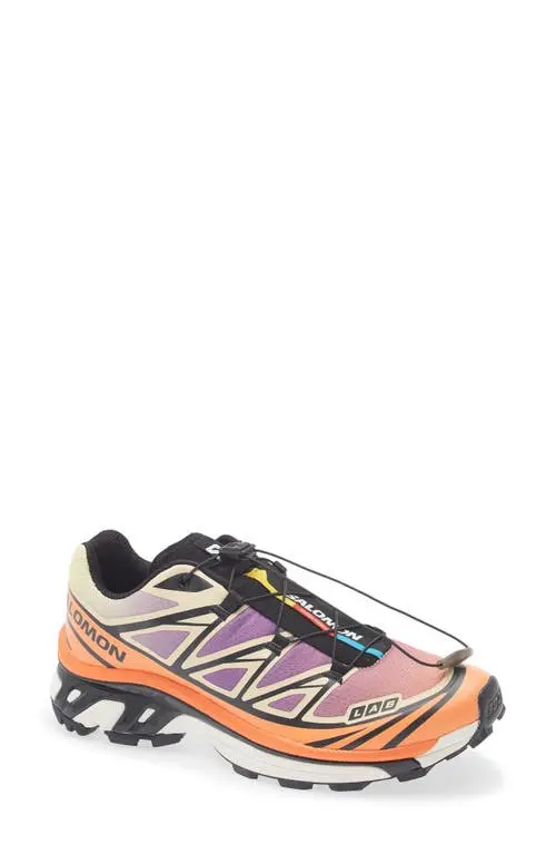 SALOMON Gender Inclusive Xt-6 Sneaker - Black/almond Cream