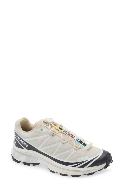 SALOMON Gender Inclusive Xt-6 Sneaker - Rainy Day/black/white
