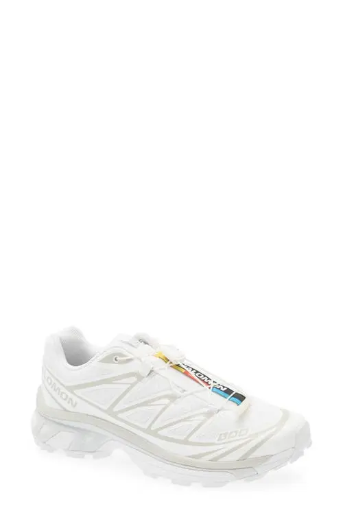 SALOMON Gender Inclusive Xt-6 Sneaker - White/