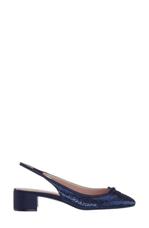 Nina Kourtny Slingback Pump - Navy