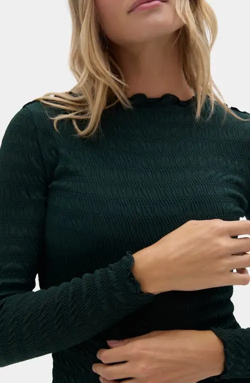 HALFDAYS Ynes Texture Top - Alpine