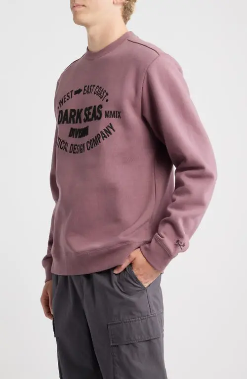 DARK SEAS Waterloo Logo Appliqué Crewneck Sweatshirt