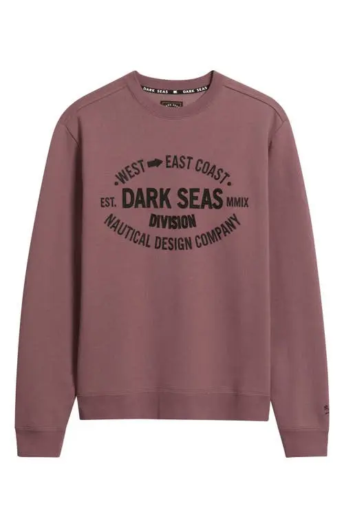 DARK SEAS Waterloo Logo Appliqué Crewneck Sweatshirt