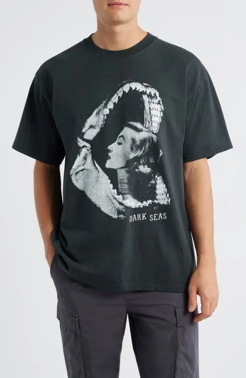 DARK SEAS Victoria Graphic T-shirt - Vintage Black