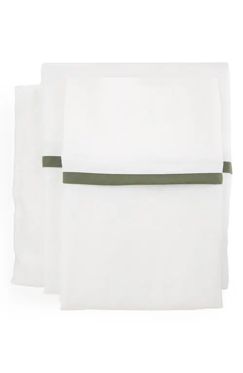 POM POM AT HOME Langston Sateen Sheet Set - Moss