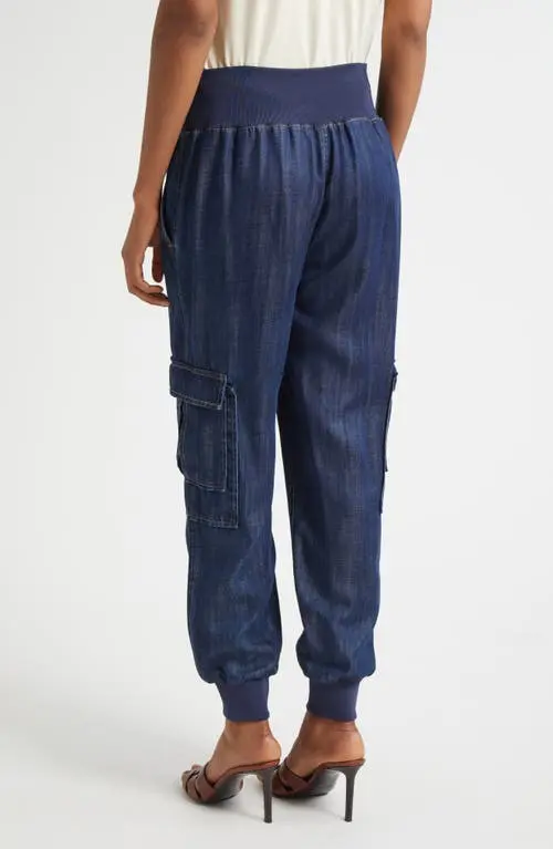 Cinq À Sept Giles Denim Cargo Joggers