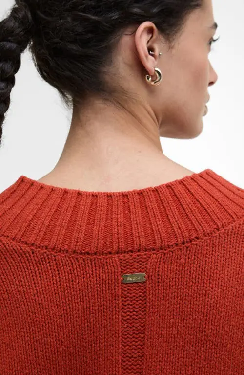 Barbour Antonia Merino Wool V-neck Sweater