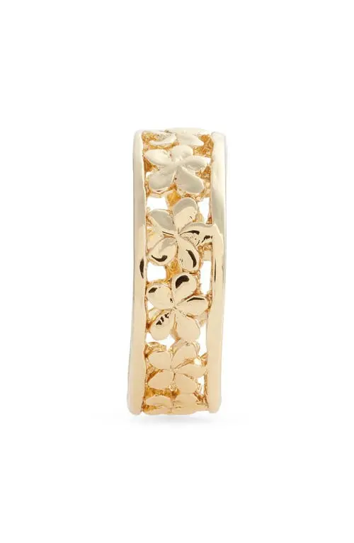 KIARA BY KI-ELE Melia Plumeria Band Ring