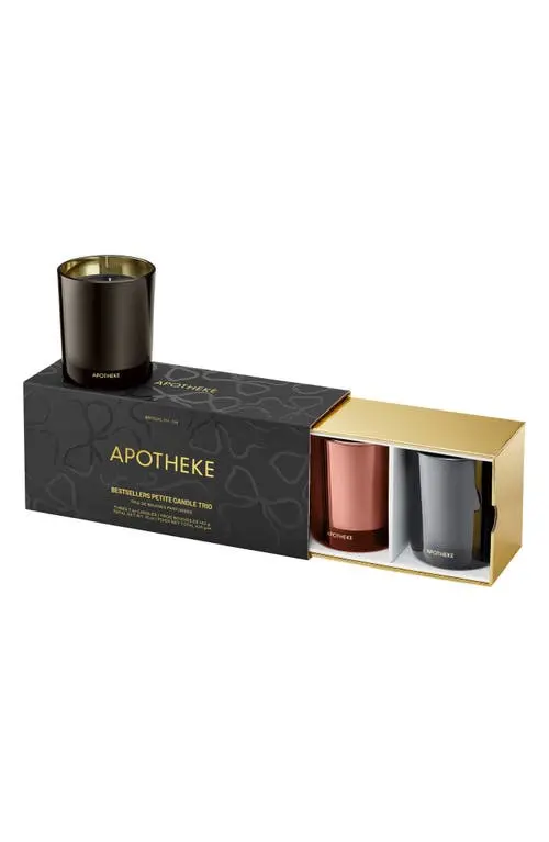 APOTHEKE Bestsellers Petite Scented Candle Trio