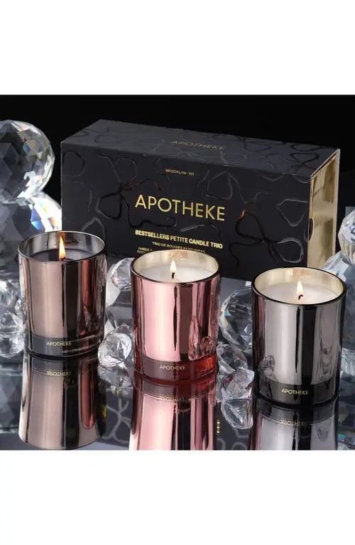 APOTHEKE Bestsellers Petite Scented Candle Trio