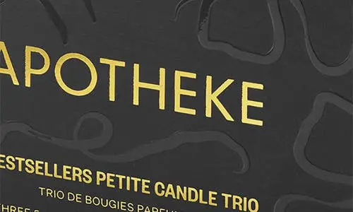 APOTHEKE Bestsellers Petite Scented Candle Trio