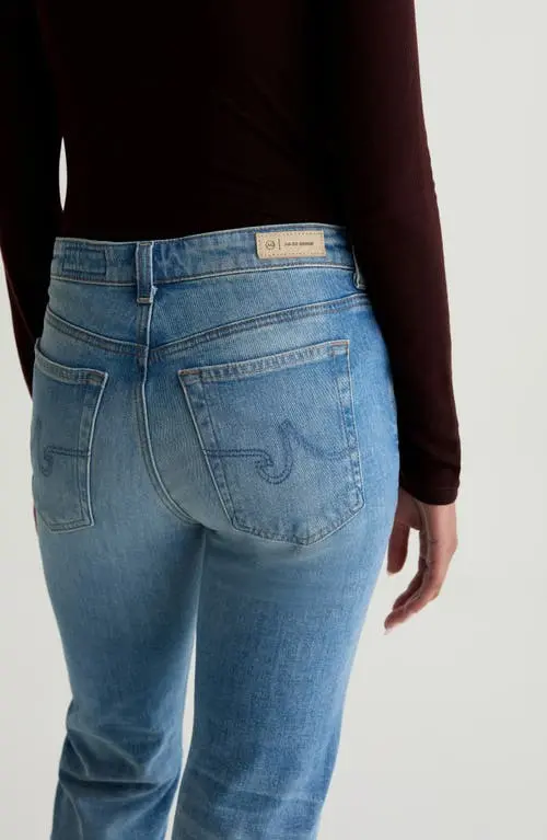 Ag Sandra Low Rise Straight Leg Jeans