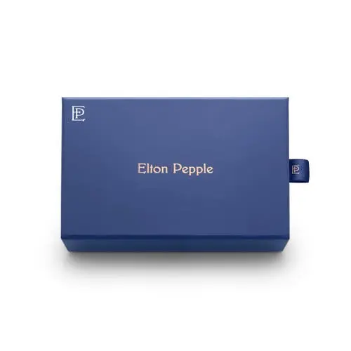ELTON PEPPLE Silver Leather Strap
