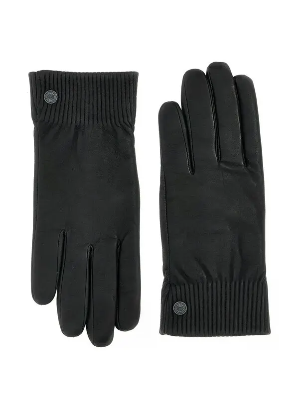 Canada Goose Leather Gloves - Black