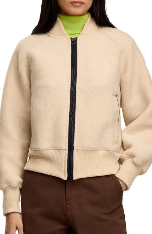 Canada Goose Sierra High Pile Fleece Bomber - Light Tan