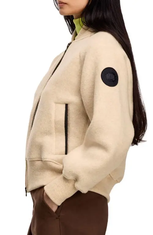 Canada Goose Sierra High Pile Fleece Bomber - Light Tan