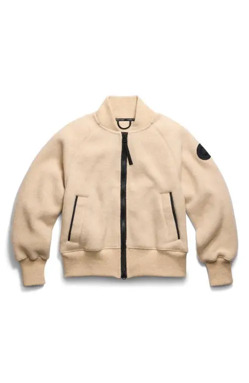 Canada Goose Sierra High Pile Fleece Bomber - Light Tan