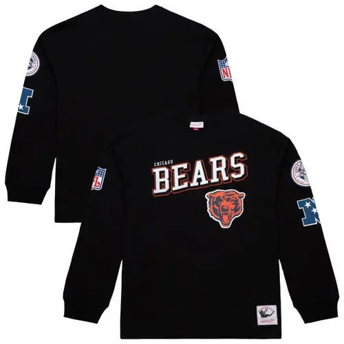 Mitchell & Ness Chicago Bears Training Camp Vintage Logos Long Sleeve T-shirt