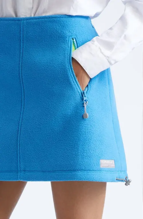 Sandy Liang Polar Fleece Miniskirt - Blue