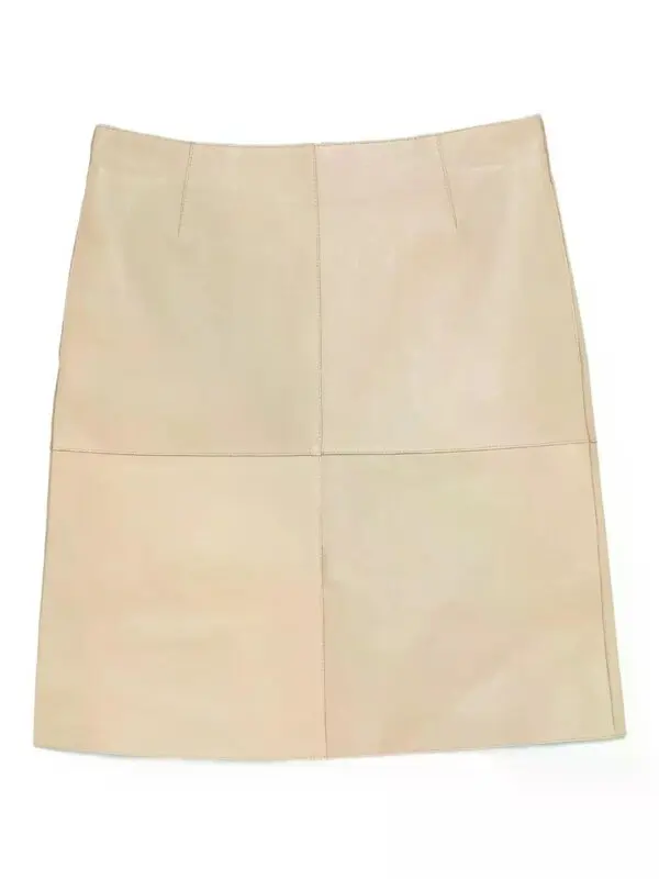 TOTEME Paneled Leather Skirt
