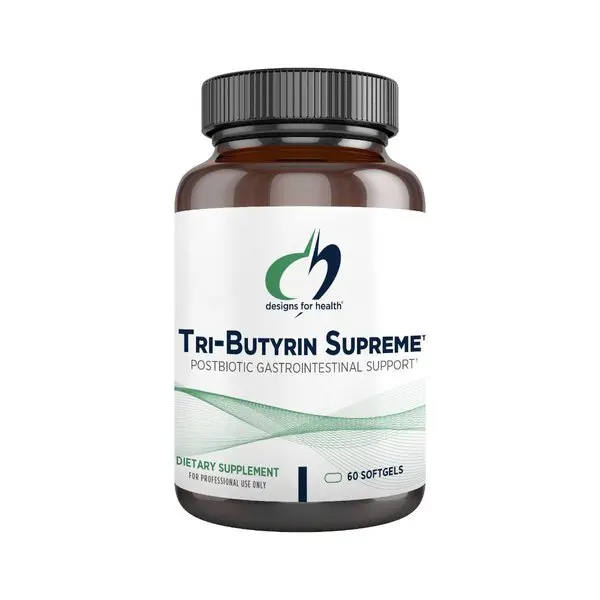 DESIGNS FOR HEALTH Tri-butyrin Supreme 60 Softgels
