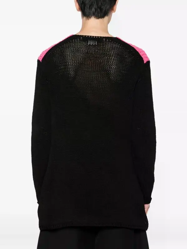 Comme Des Garçons Contrast-color Jumper