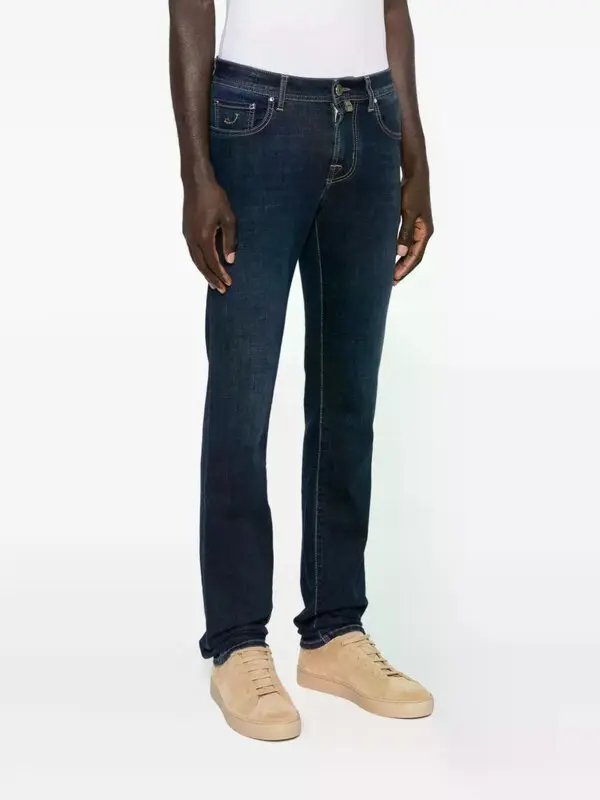 Jacob Cohen Button-fly Five-pocket Jeans - Blue