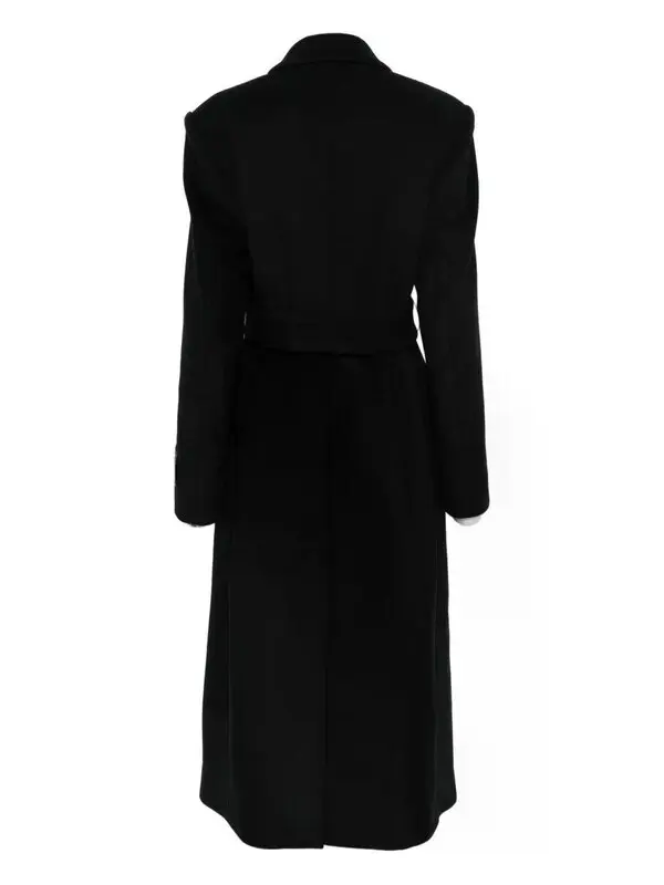 MSGM Belted Notched Coat