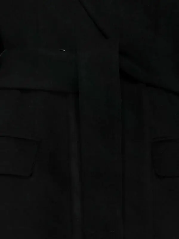 MSGM Belted Notched Coat