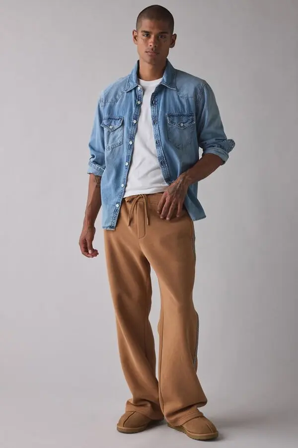 UGG Tasman Straight Leg Sweatpant - Chestnut