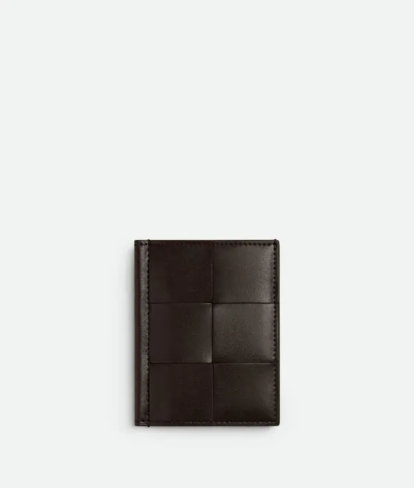BOTTEGA  VENETA Cassette Flap Card Case - Fondant/nocciola