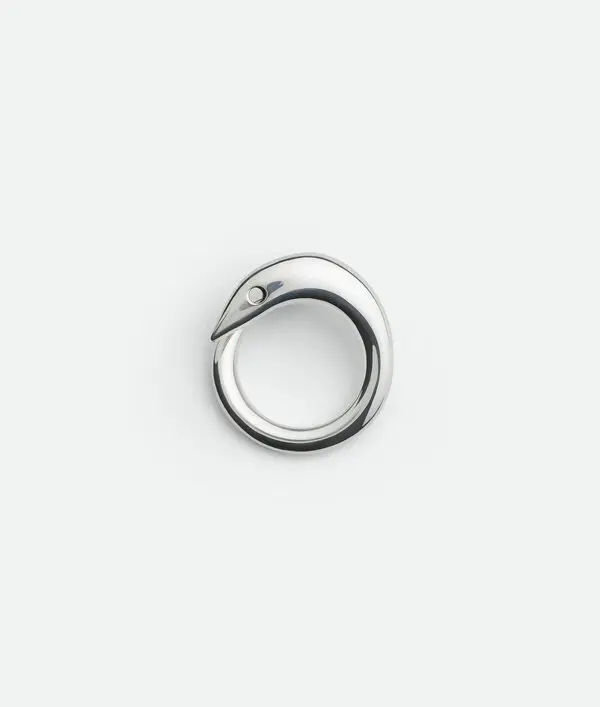 Bottega Veneta Sardine Ring - Silver