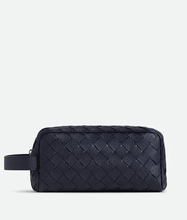 Bottega Veneta Intrecciato Travel Pouch - Nocturnal
