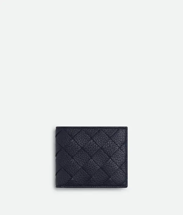 BOTTEGA  VENETA Intrecciato Bi-fold Wallet - Nocturnal