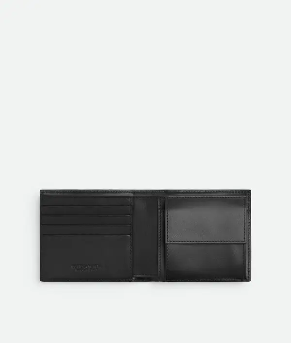 Bottega Veneta Intrecciato Bi-fold Wallet With Coin Purse