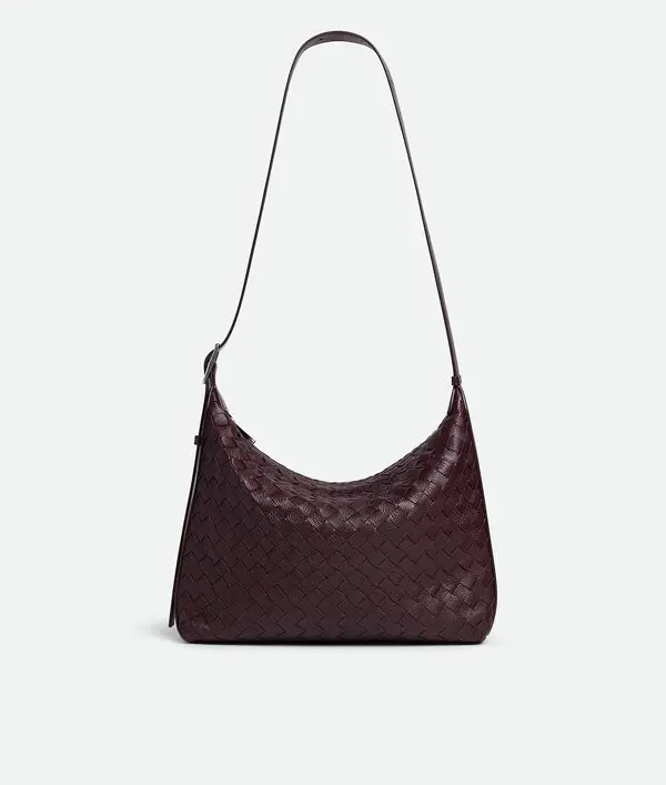 Bottega Veneta Small Traveler Hobo Bag - Dark Barolo