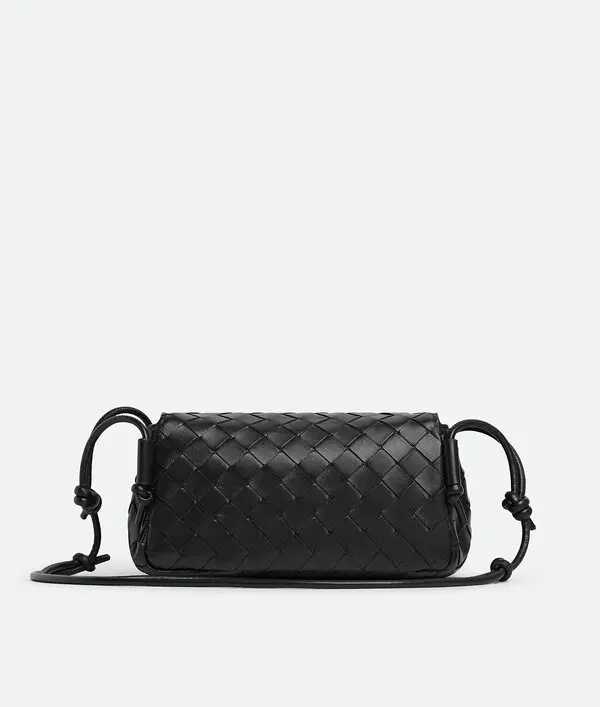 Bottega Veneta Intrecciato Nappa Leather Pouch - Black