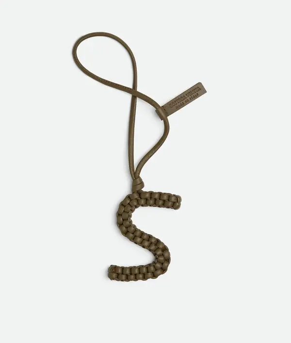Bottega Veneta Letter S Charm - Mud