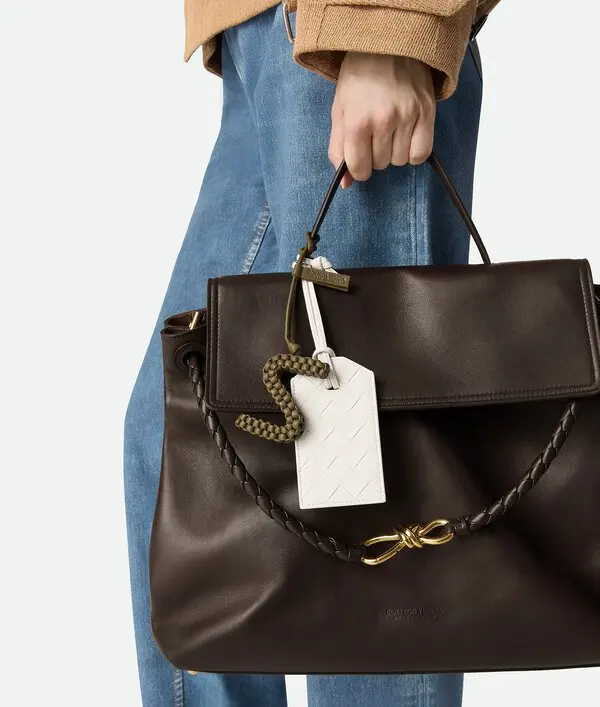 Bottega Veneta Letter S Charm - Mud