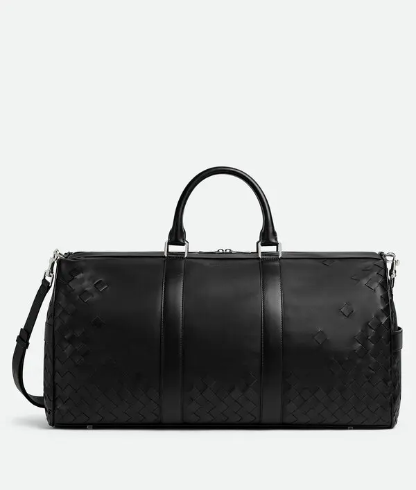Bottega Veneta Intrecciato Cabin Duffle - Black