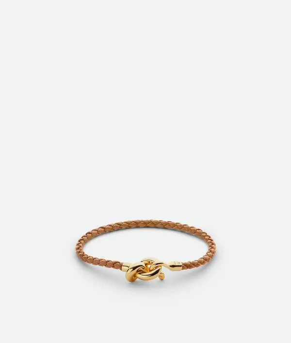 Bottega Veneta Knot Bracelet - Pale Brown