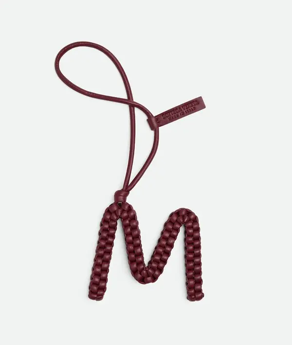 BOTTEGA  VENETA Letter M Charm - Barolo