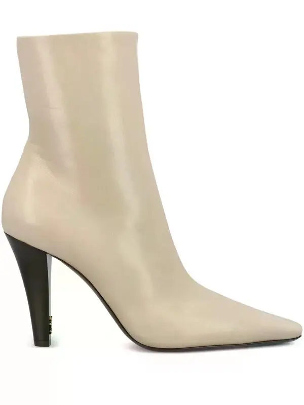 Saint Laurent Leather Ankle Boots