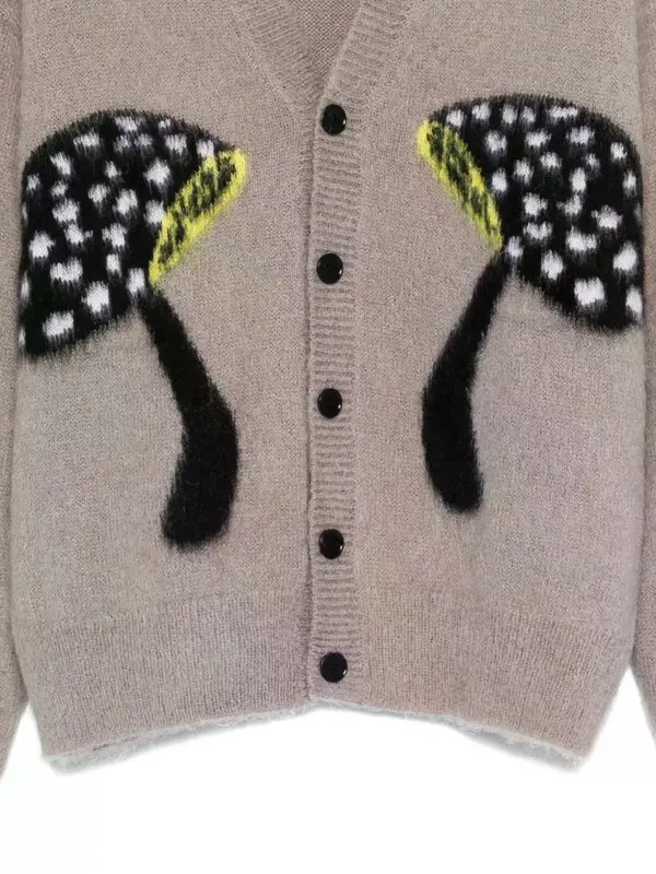 MSGM Mushroom-embellished Cardigan