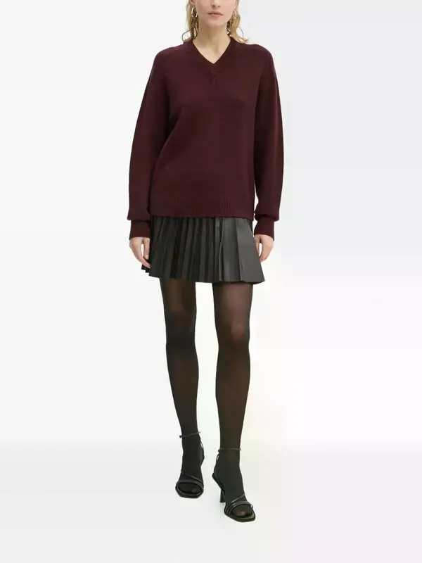 A.L.C. Calven V-neck Sweater - Red