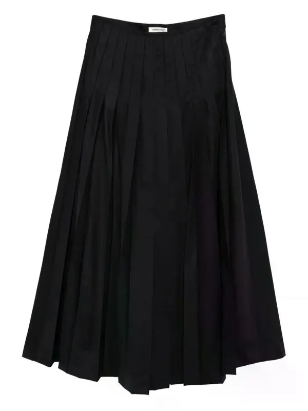UNDERCOVERISM Pleated Cotton Skirt